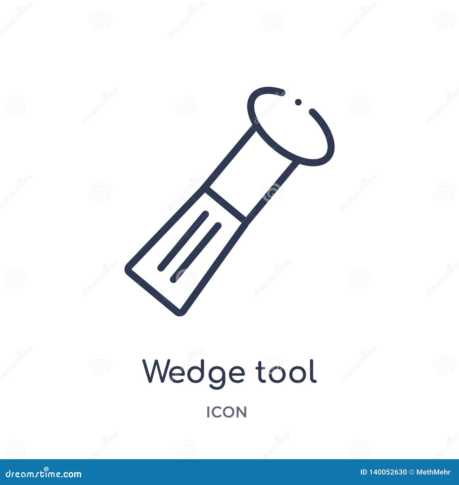 Wedge Tool Icon. Trendy Wedge Tool Logo Concept On White Background ...