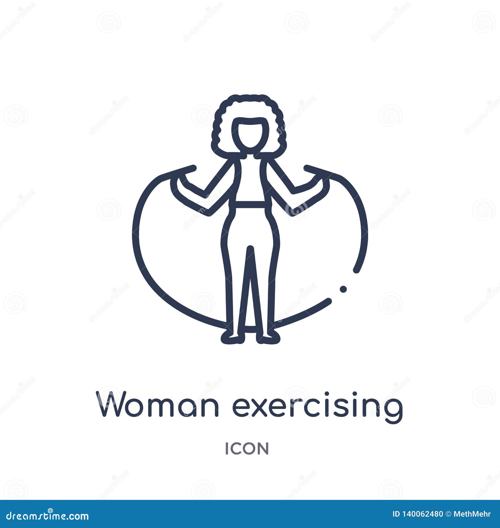 Linear Woman Exercising Icon from Ladies Outline Collection. Thin Line ... Linear Woman Exercising Icon from Ladies Outline Collection. Thin Line ...