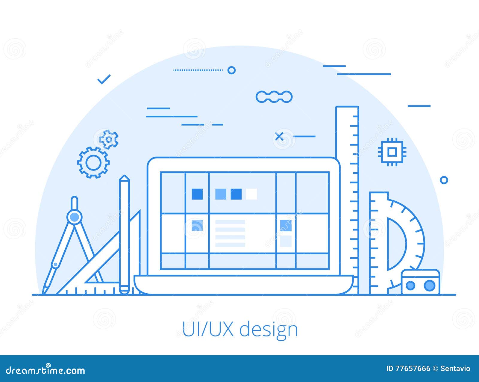 Hud Interface Ui Design Technology Innovation System Running Graphic ...