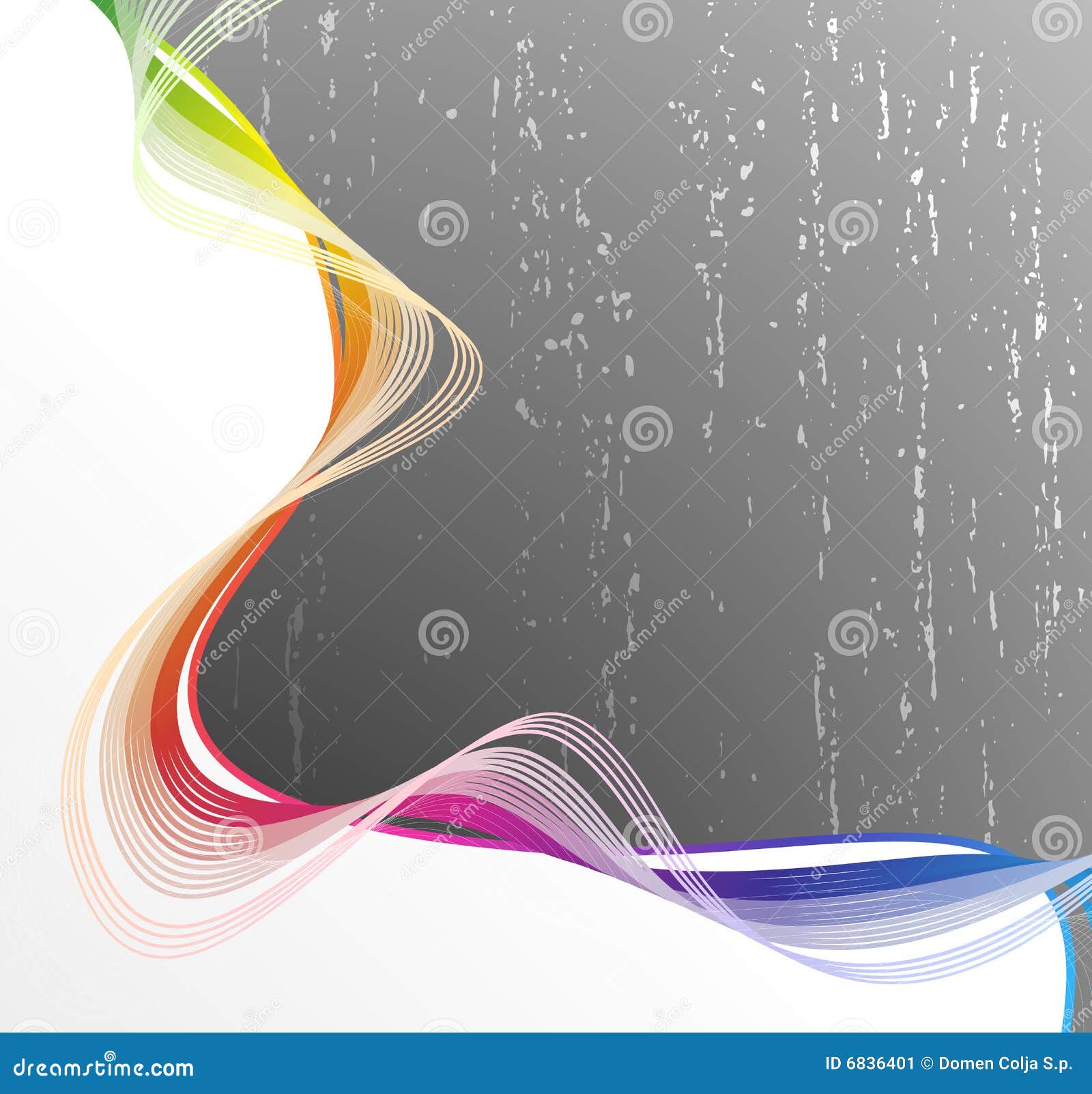 Lined Art Rainbow Flow Cartoon Vector | CartoonDealer.com #6836401