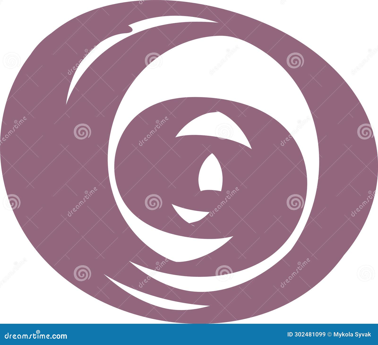 Lined Circle Doodle stock vector. Illustration of drawn - 302481099