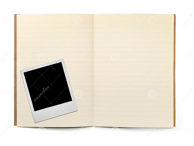 Lined exercise book stock photo. Image of grunge, open - 3920684