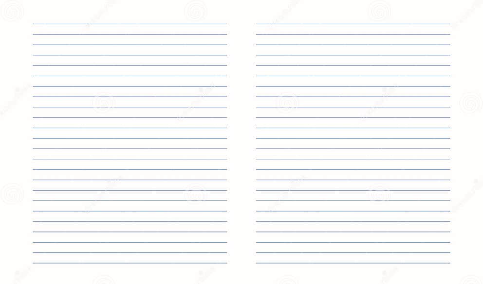 Lined Notebook. Background for Collages Design Stock Illustration ...