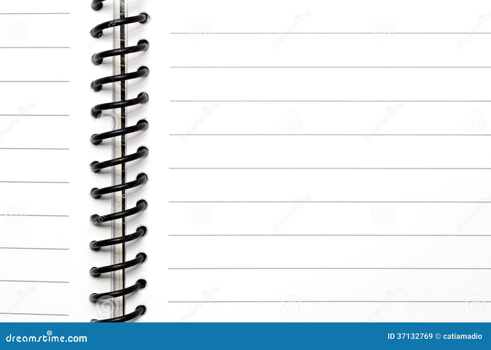 Lined notebook sheet stock image. Image of notebook, school - 37132769