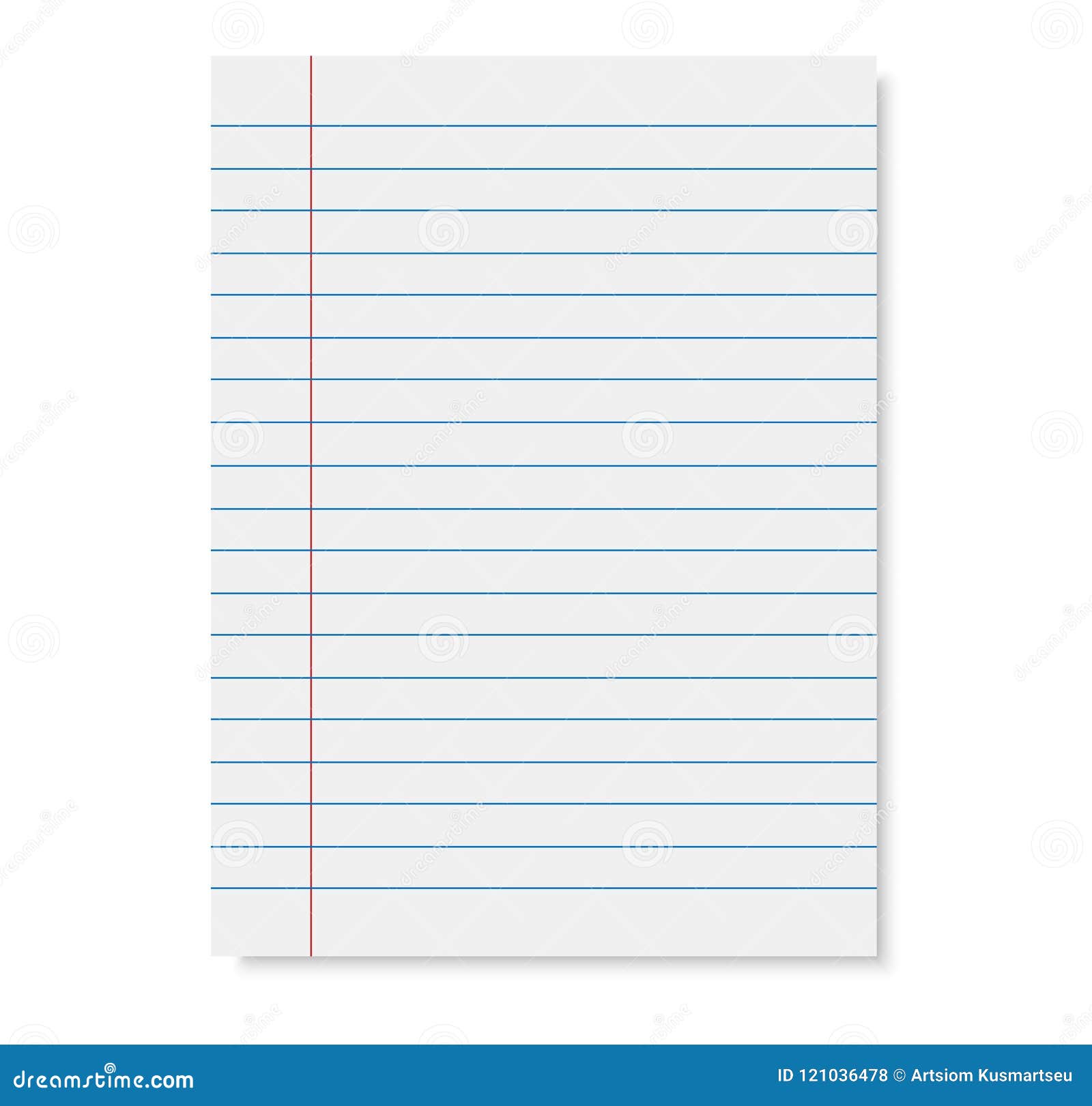 Lined page vecto stock vector. Illustration of message - 121036478