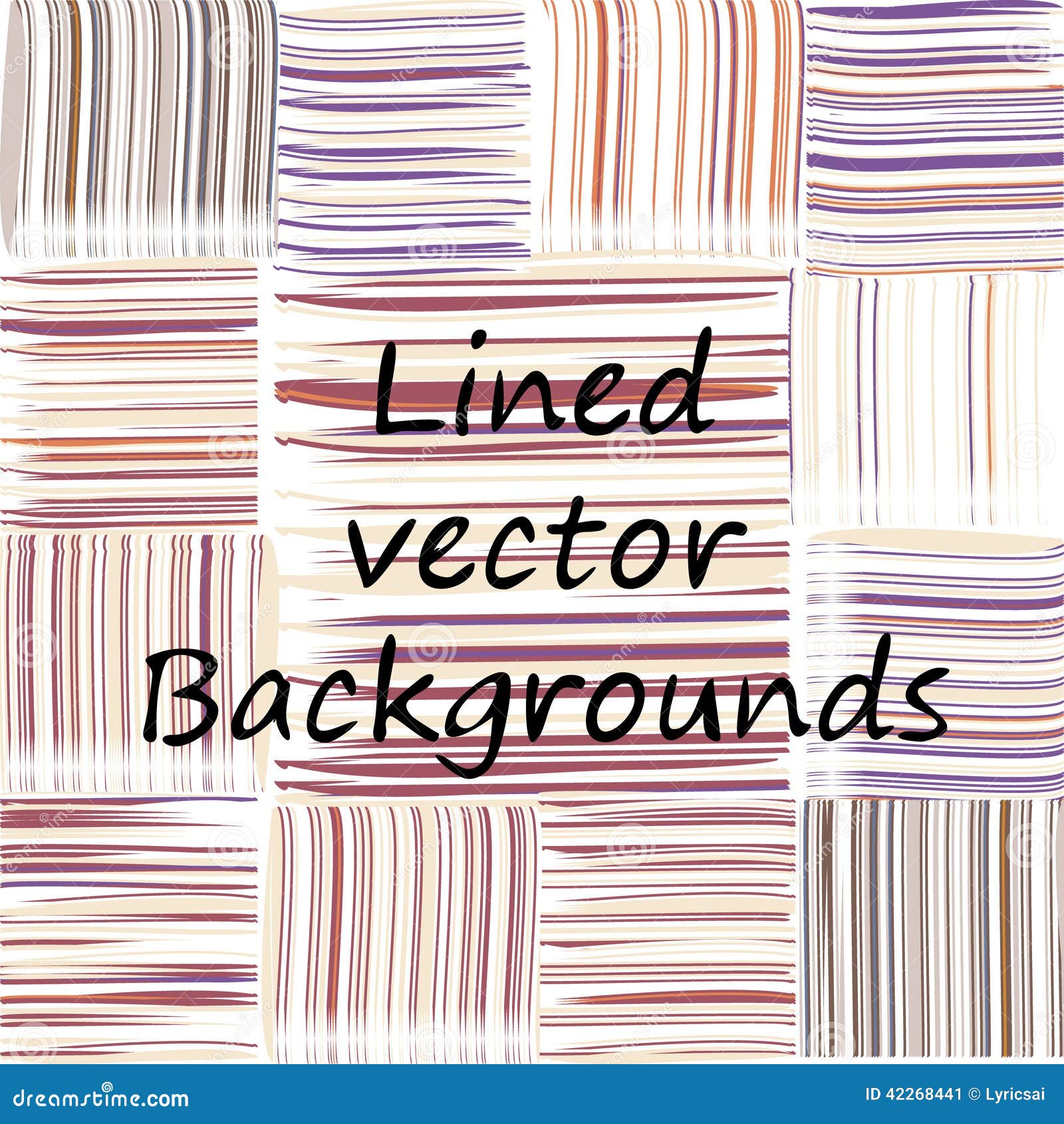 Lined patterns set stock vector. Illustration of line - 42268441
