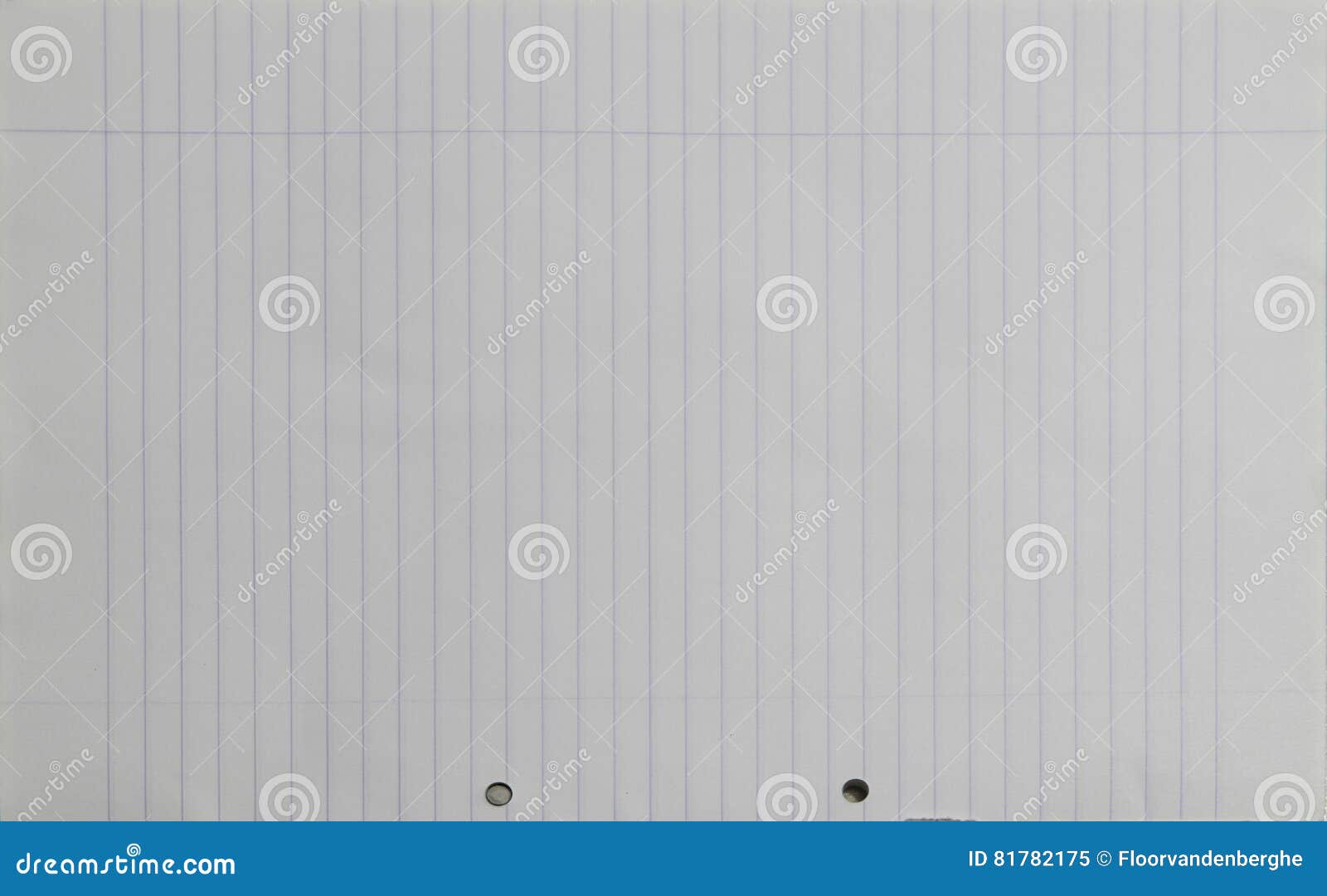 Lined Perforated Writing Paper Texture Perforated Stock Image - Image ...