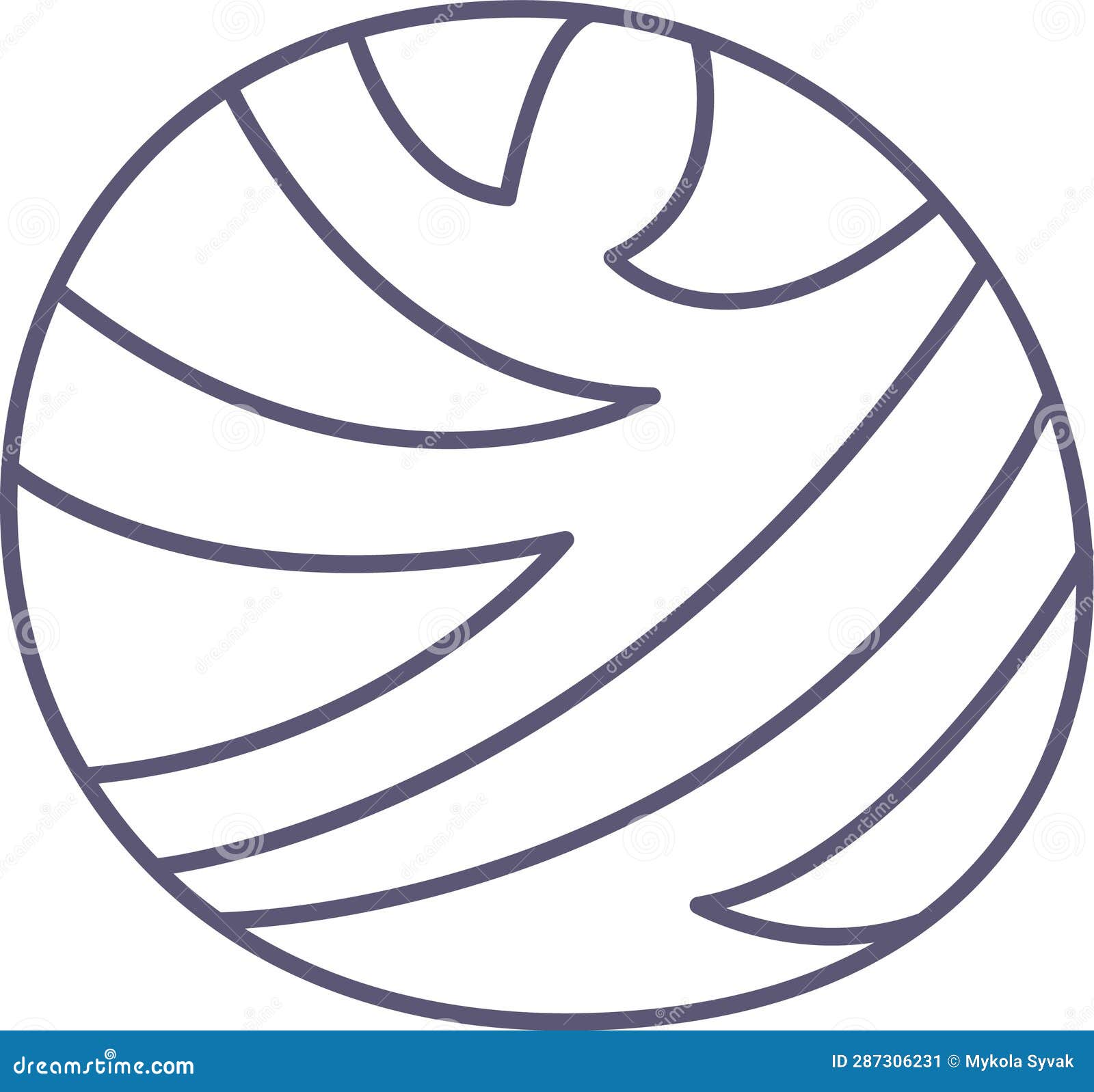 Lined Planet Icon stock vector. Illustration of element - 287306231