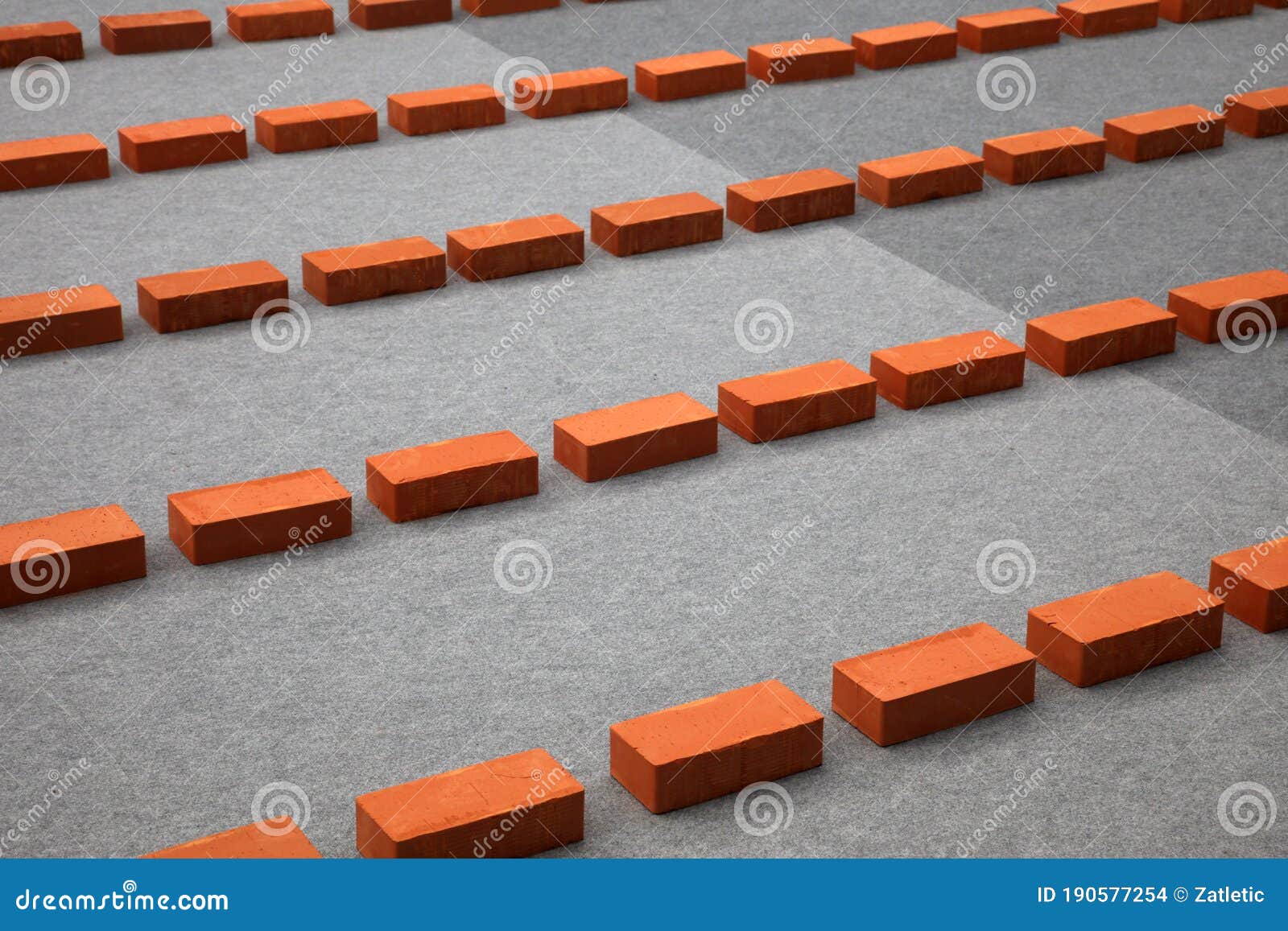Lined red brick stock photo. Image of simple, brick - 190577254