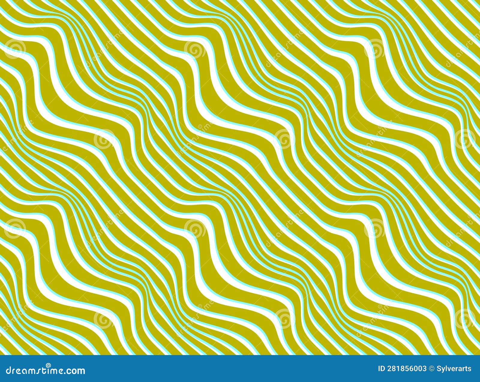Lined Seamless Minimalistic Pattern with Optical Illusion, Op Art ...