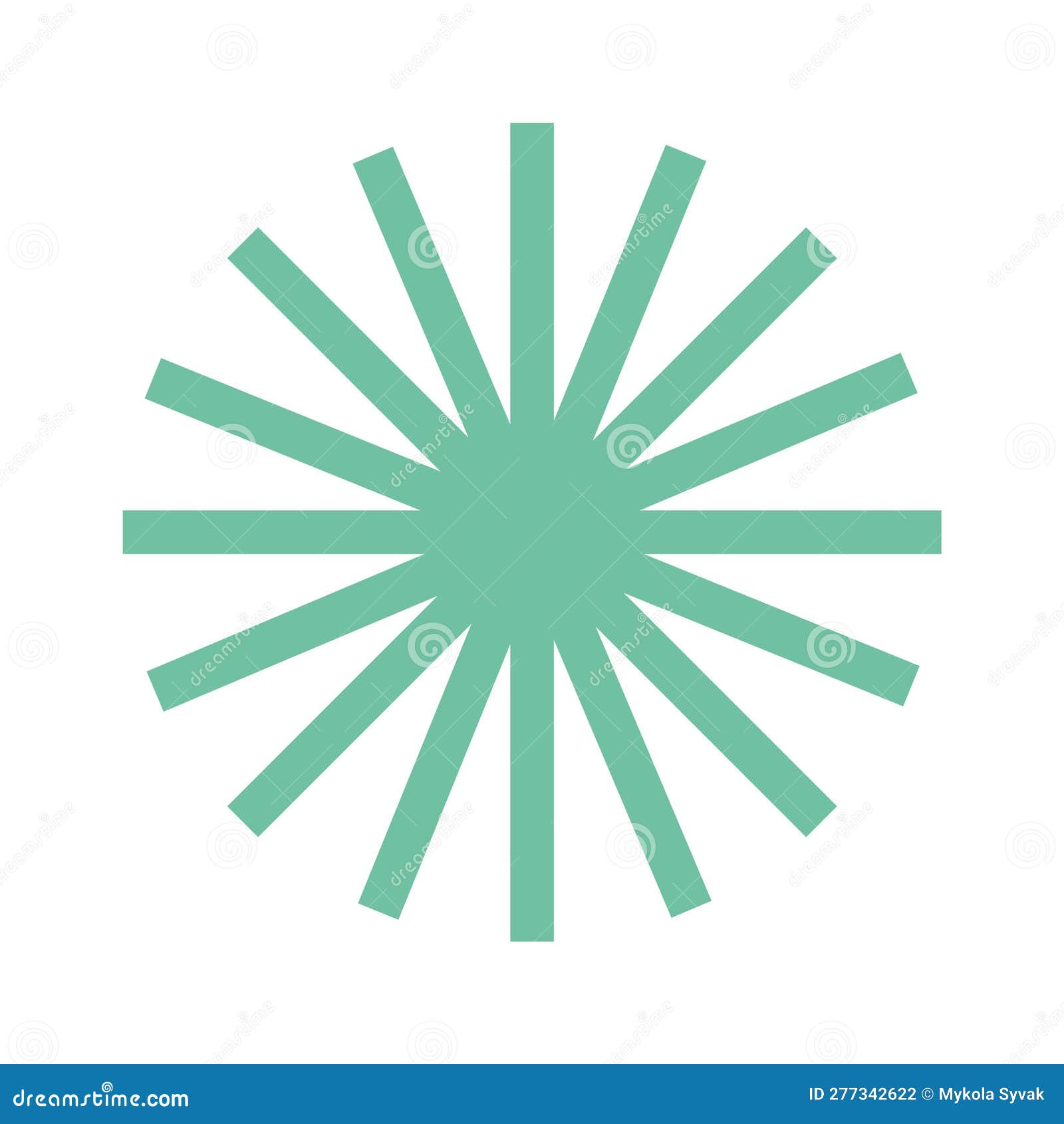 Lined Star Element stock vector. Illustration of element - 277342622