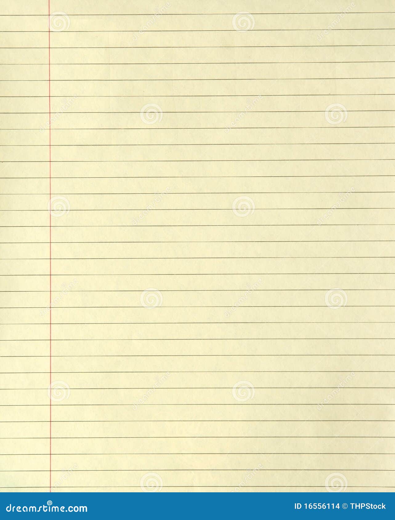 Lined Yellow Paper stock photo. Image of pattern, space - 16556114