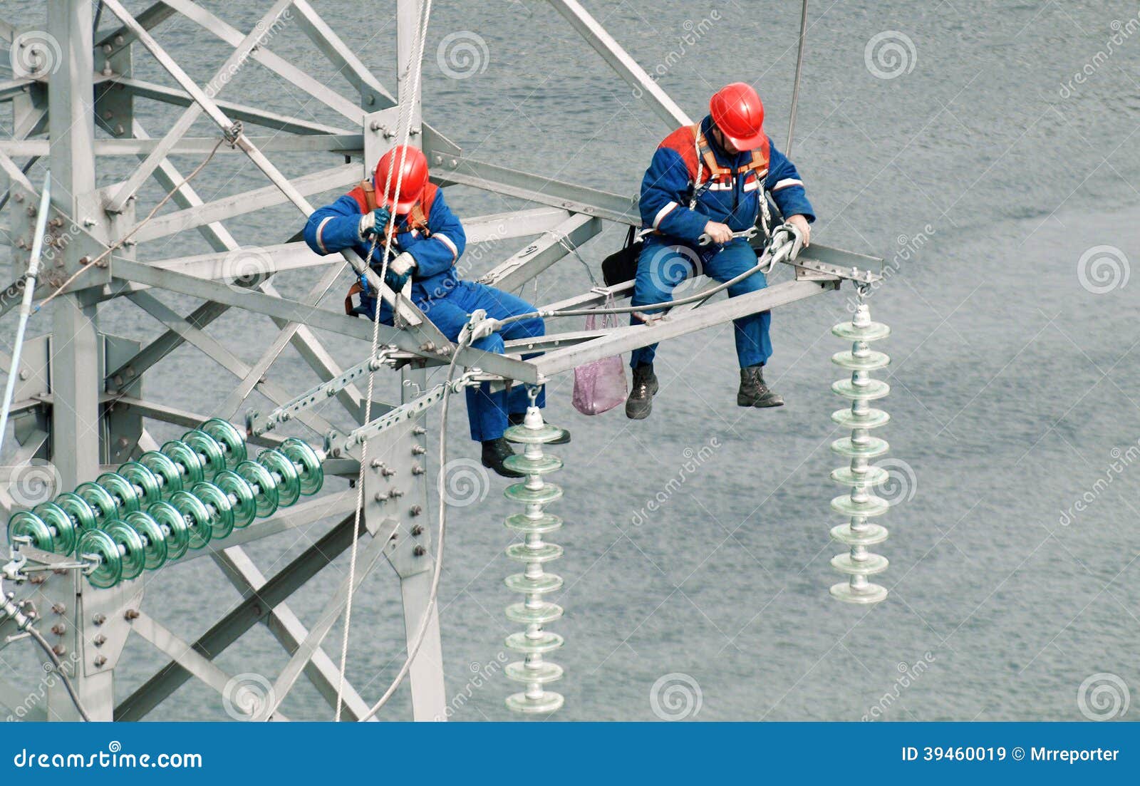 Linemen stock image. Image of line, industrial, lineman - 39460019