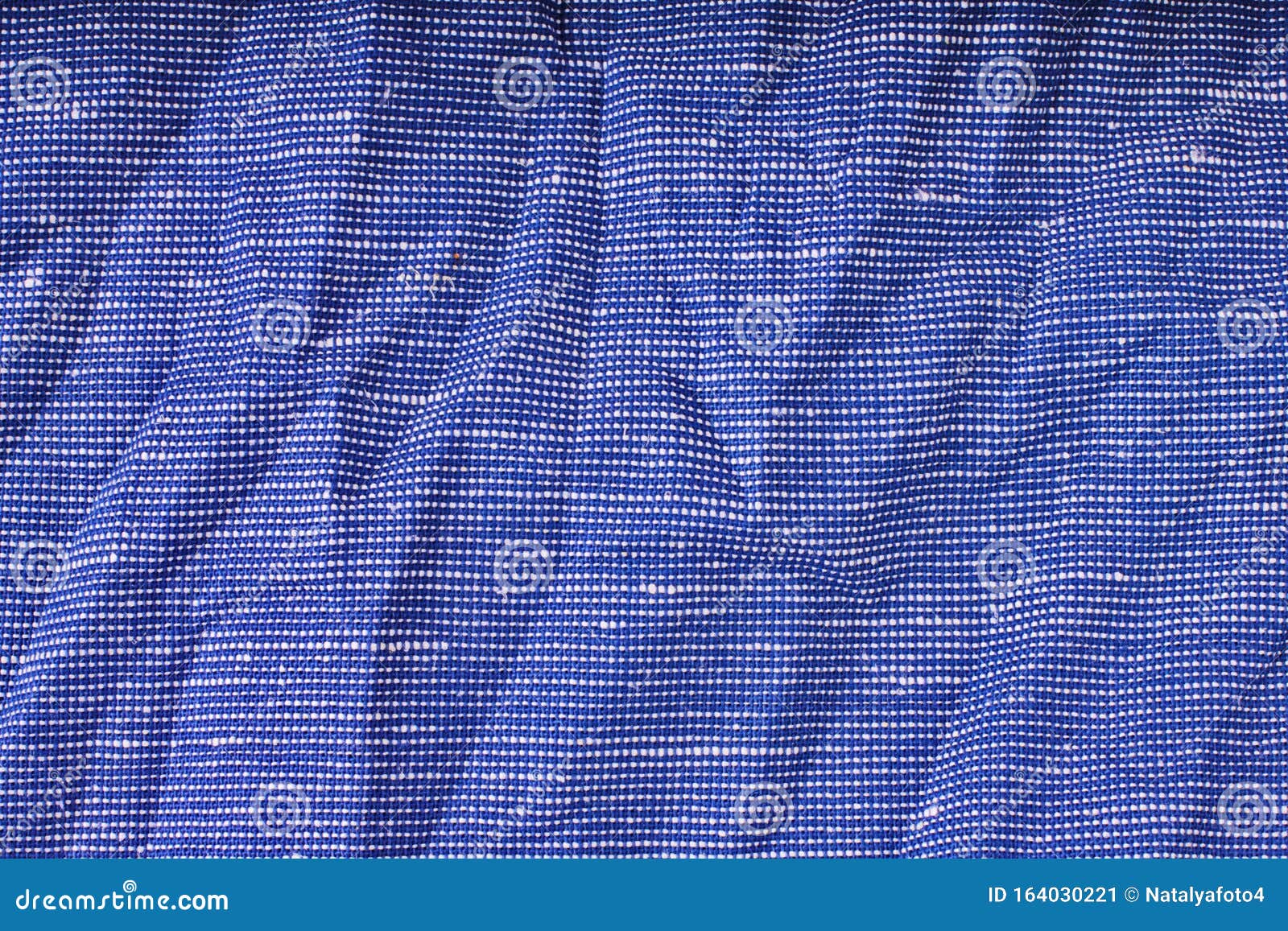 Linen Fabric Blue Wrinkles. Texture, Background, Pattern Stock Image ...