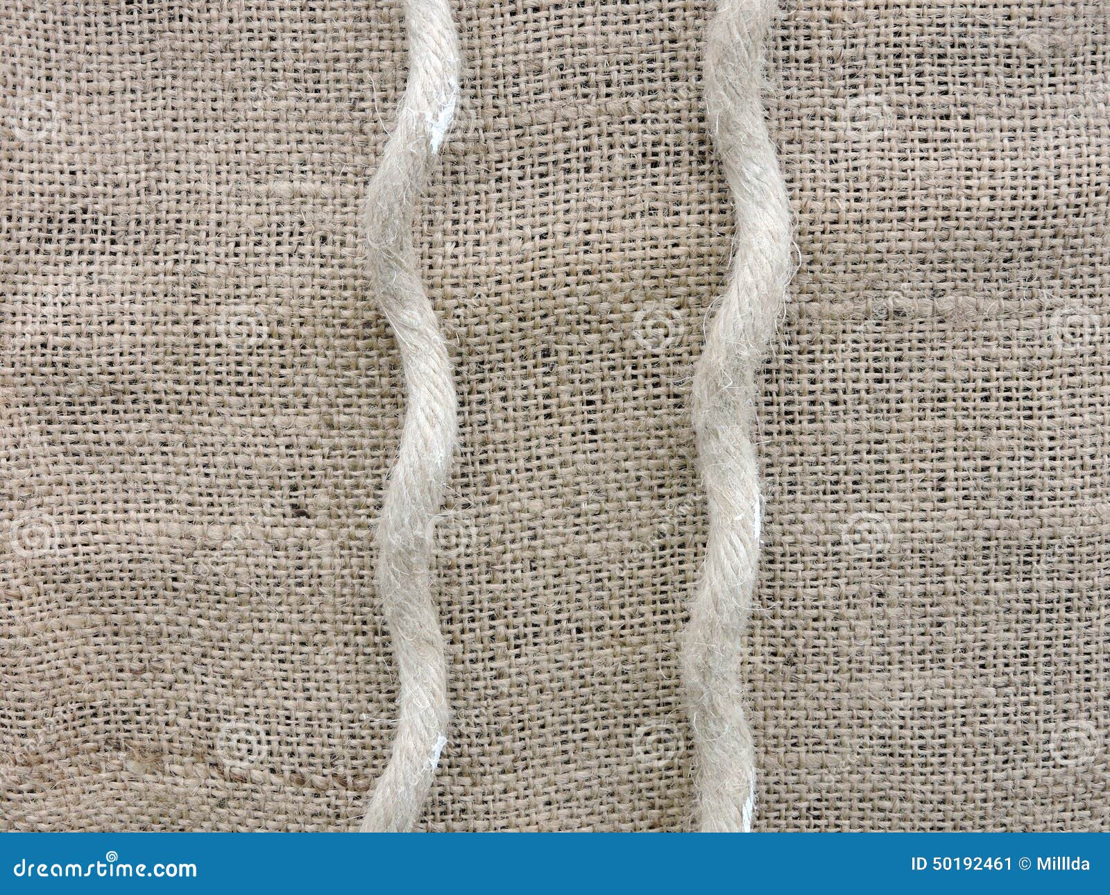 Linen fabric and string stock image. Image of string - 50192461