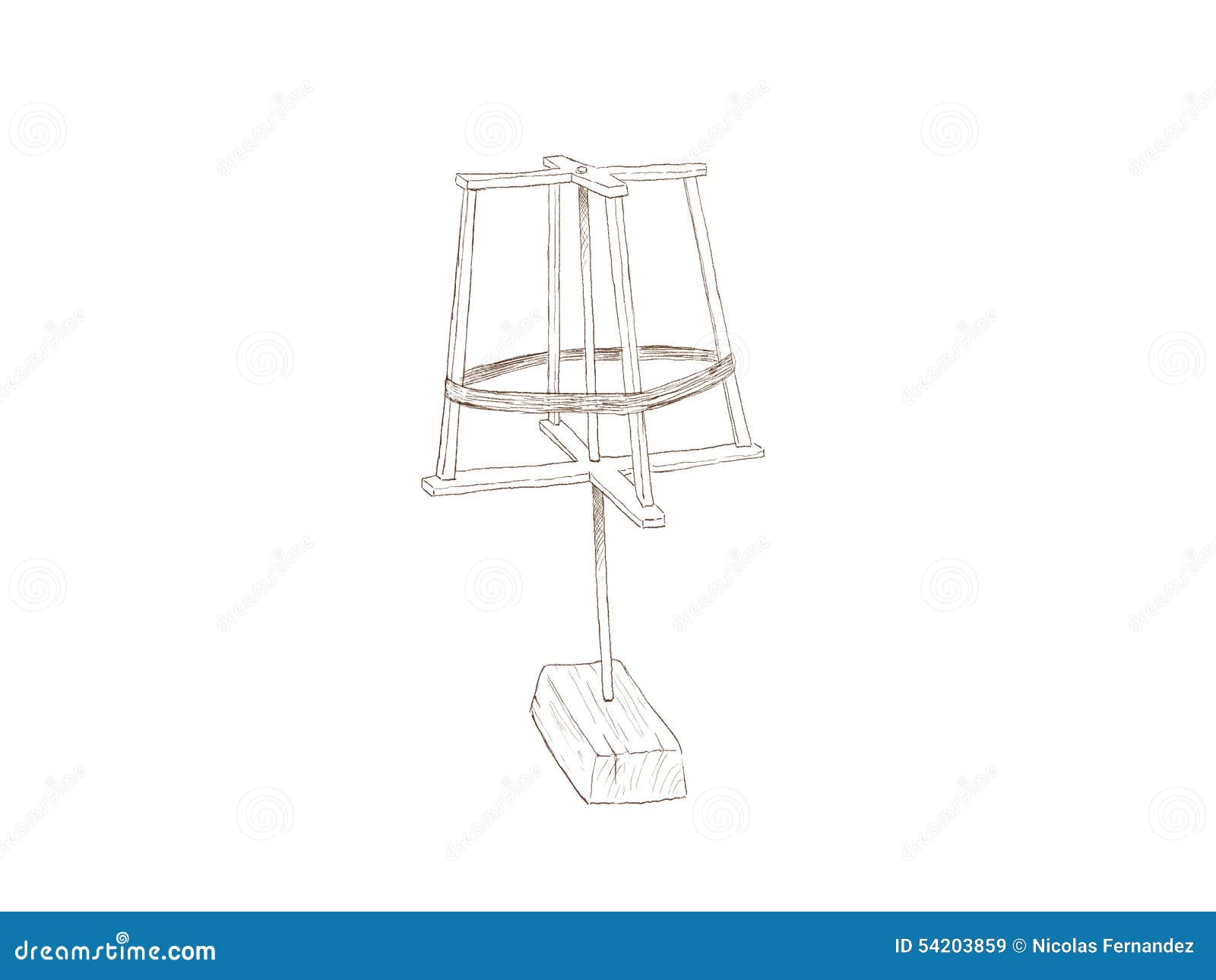 Linen manufacture stock illustration. Illustration of system - 54203859
