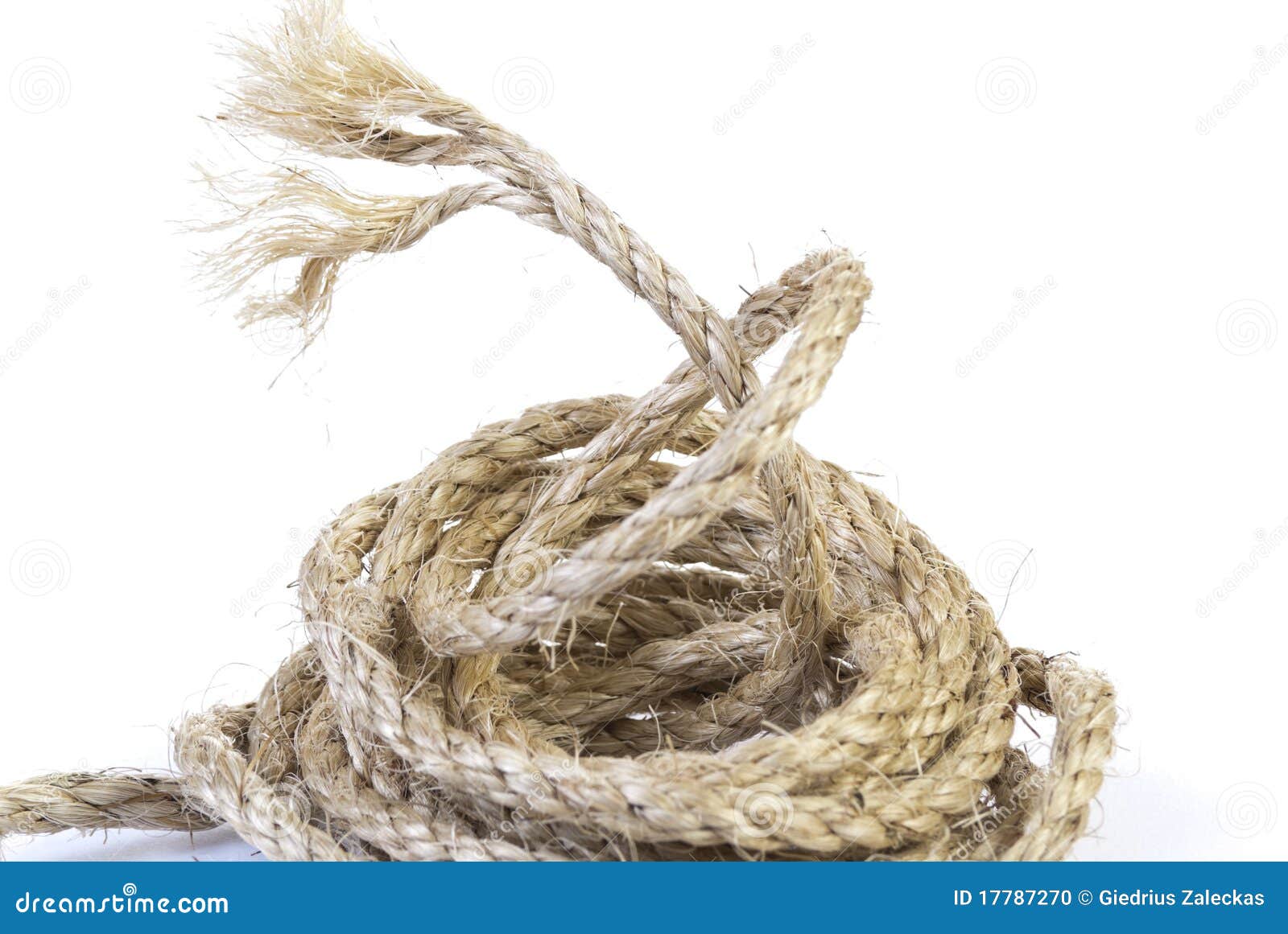 Linen rope stock photo. Image of safety, cord, nobody - 17787270