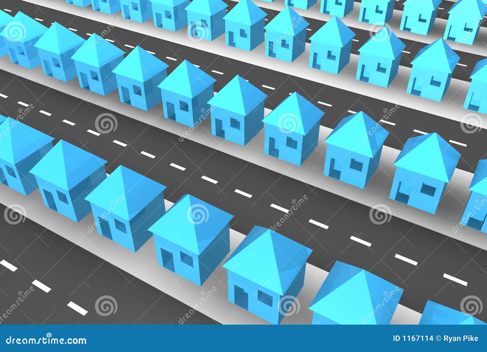 Lines of 3d houses stock illustration. Illustration of lodge - 1167114