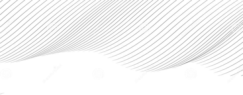 Lines Abstract Background Black and White Wavy Pattern. Abstract ...