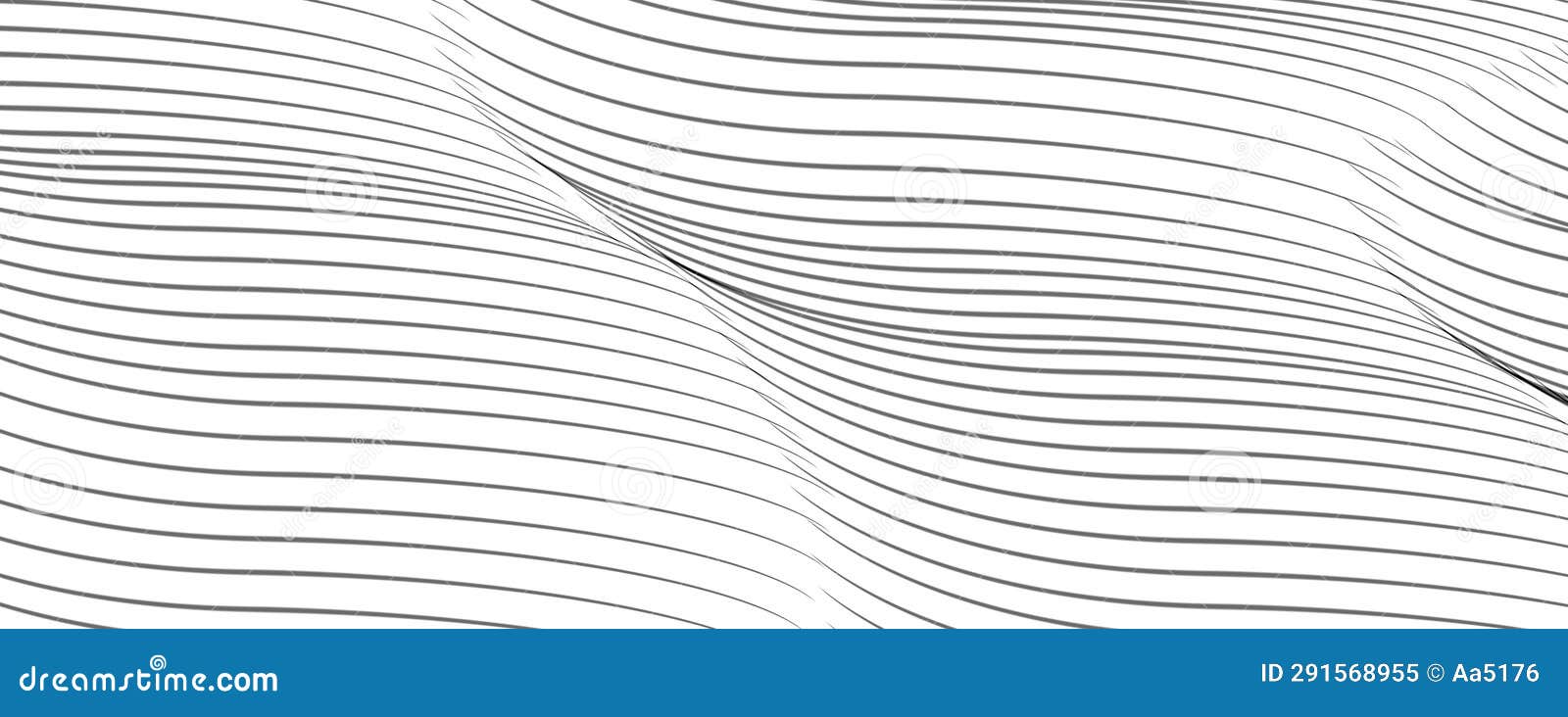 Lines Abstract Background Black and White Wavy Pattern. Abstract ...