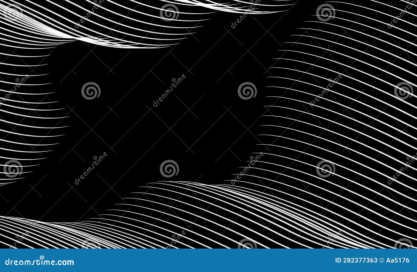 Lines Abstract Background Black and White Wavy Pattern. Abstract ...