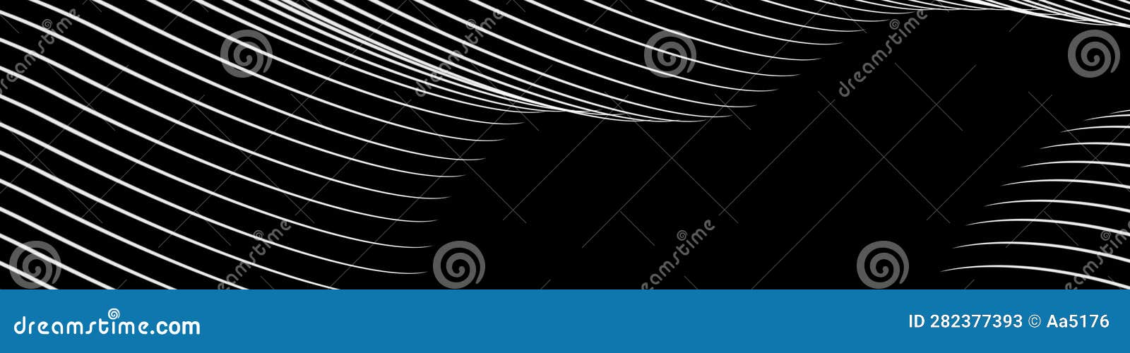 Lines Abstract Background Black and White Wavy Pattern. Abstract ...