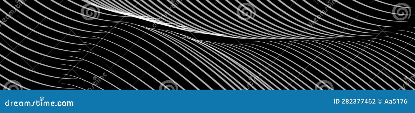 Lines Abstract Background Black and White Wavy Pattern. Abstract ...