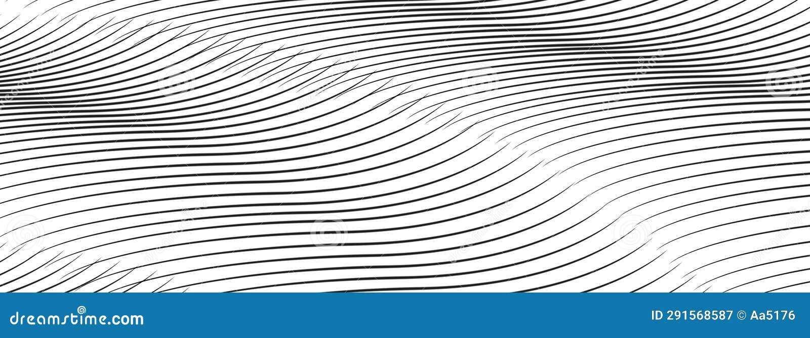 Lines Abstract Background Black and White Wavy Pattern. Abstract ...