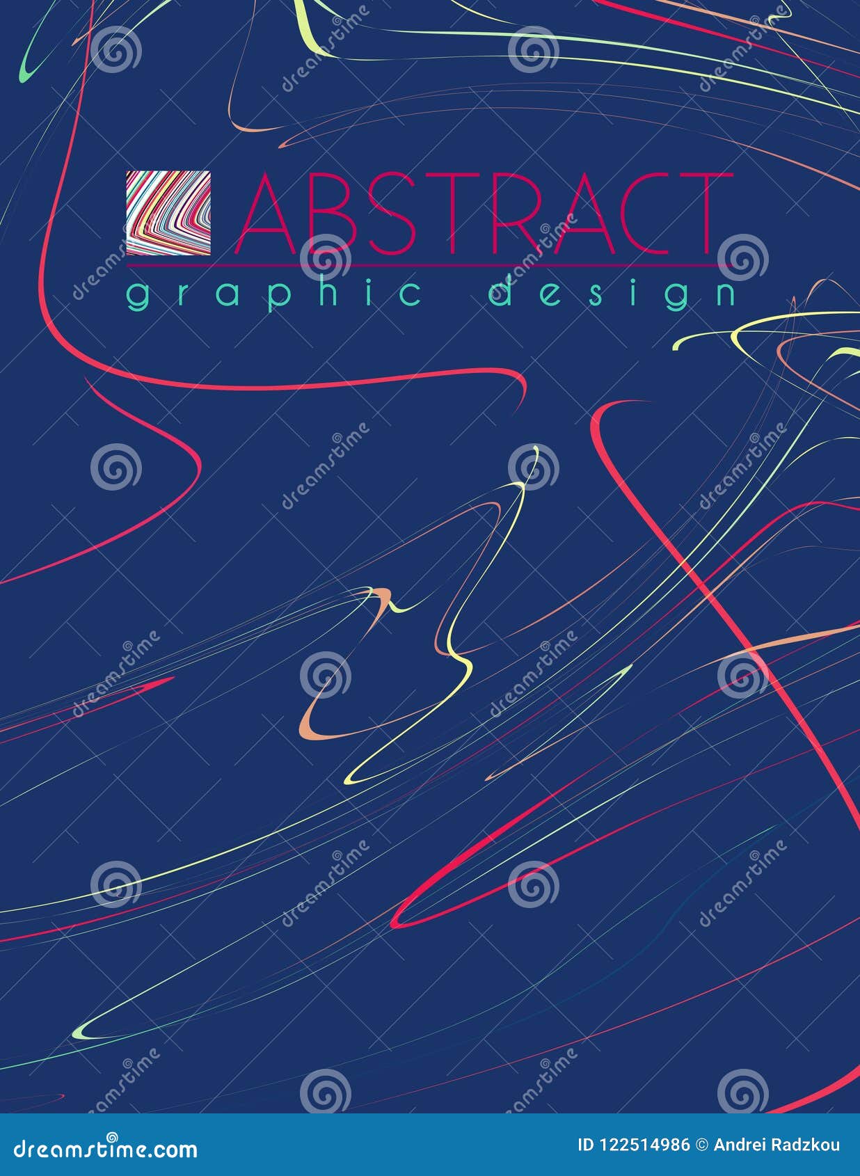 Lines. Template with Variegated Thin Strips. Vector Graphics Stock ...