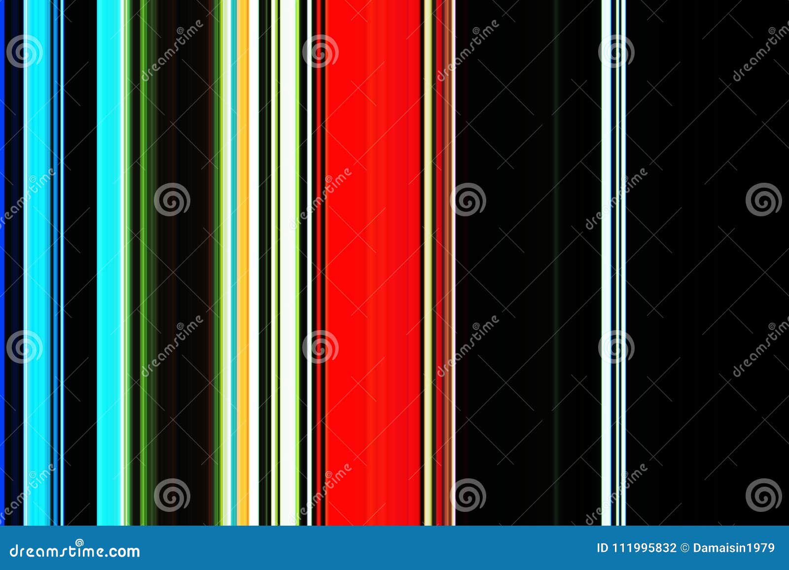 Lines. Golden Blue Red Phosphorescent Creative Design Stock ...