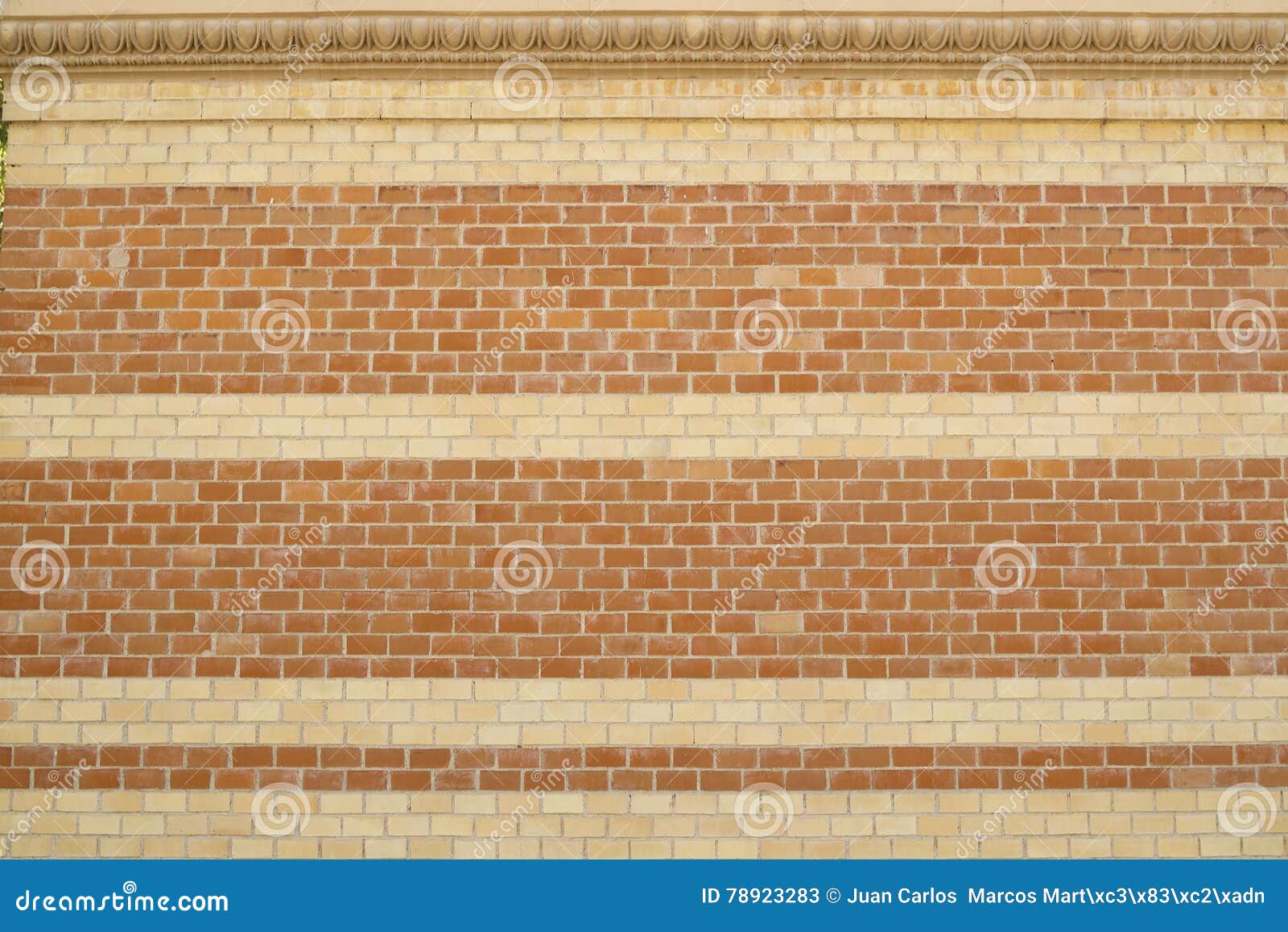 Lines bricks in two colors stock image. Image of concrete - 78923283