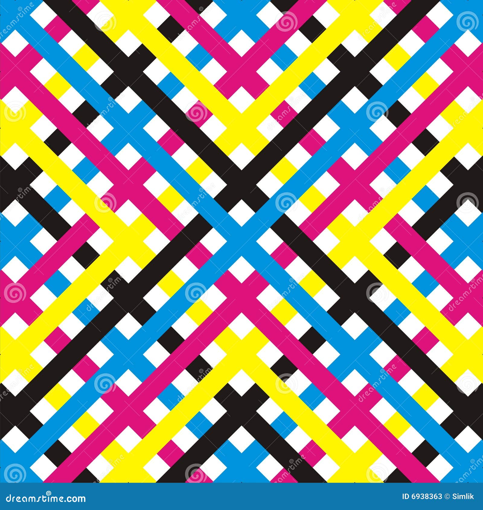 Lines cmyk background stock vector. Illustration of funky - 6938363