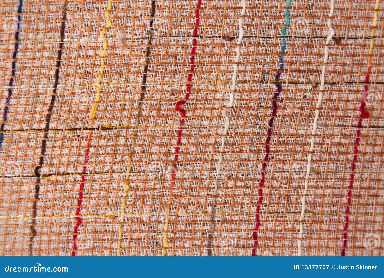 Lines of Color Fabric Pattern Stock Image - Image of blue, texture ...