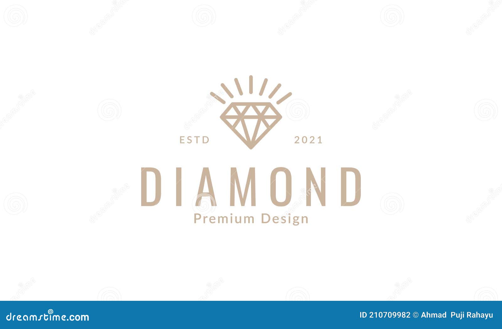Lines Diamond Shine Logo Design Vector Icon Symbol Illustration Stock ...