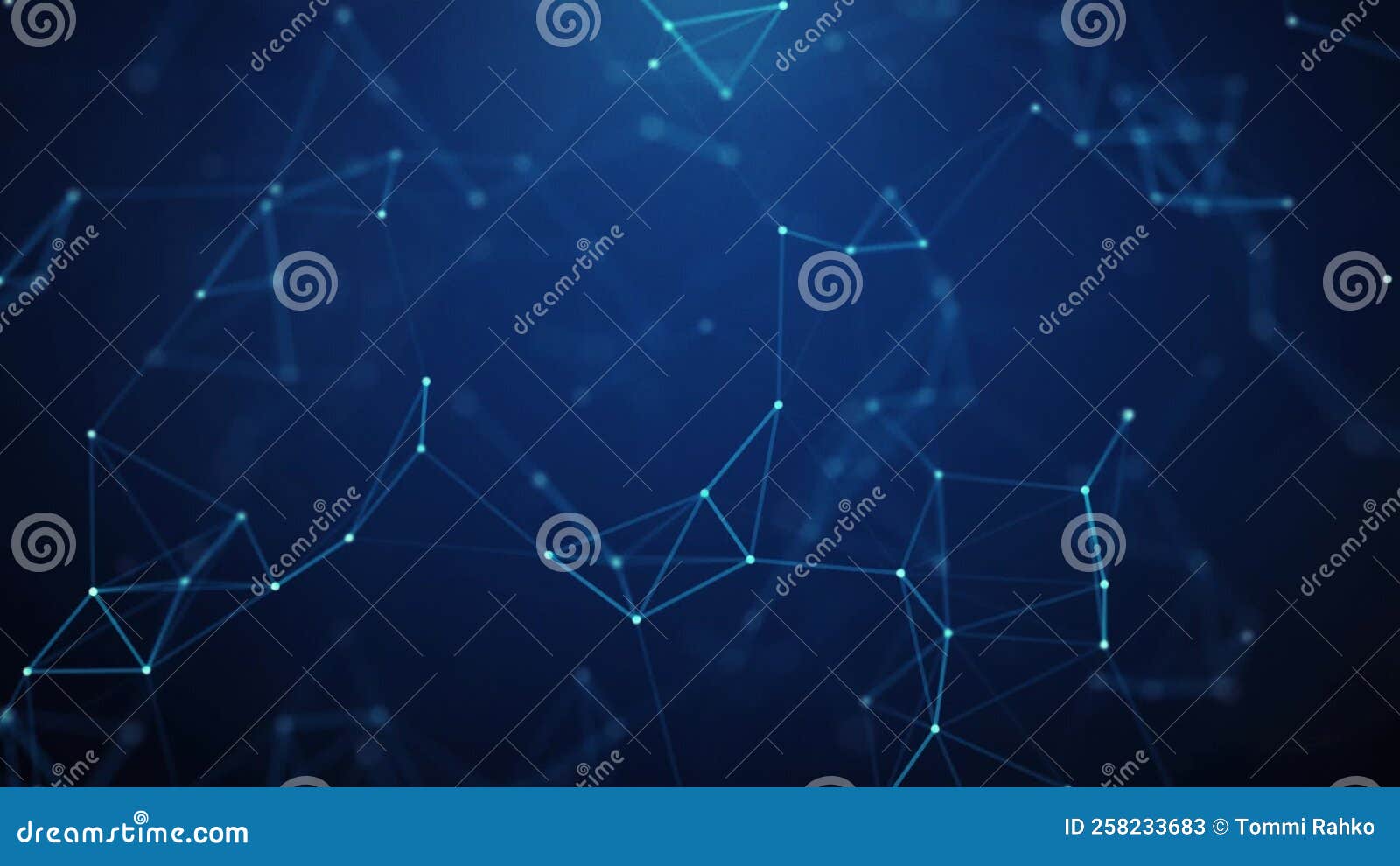 Lines and Dots Technology Background with Infinite Zoom Stock Video ...