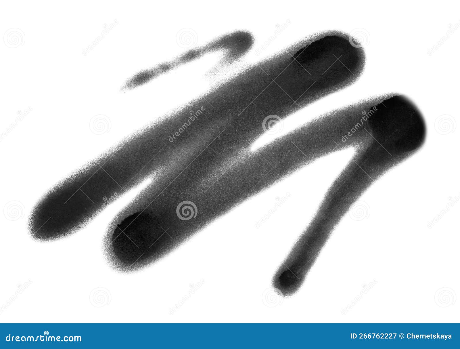 Lines Drawn by Black Spray Paint on White Background Stock Image ...