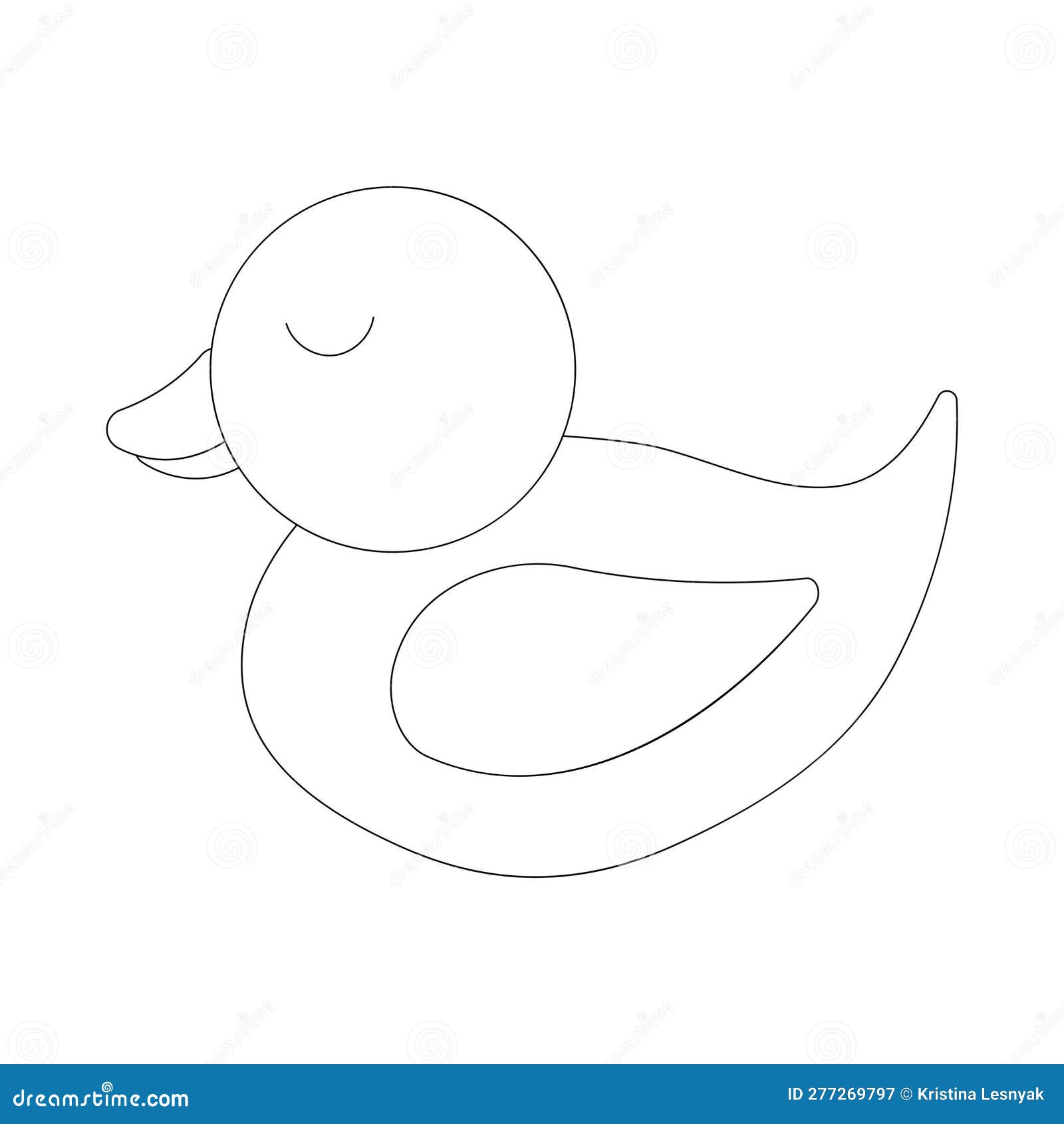 Lines Duck Coloring Children S Development Draw Children S Day ...