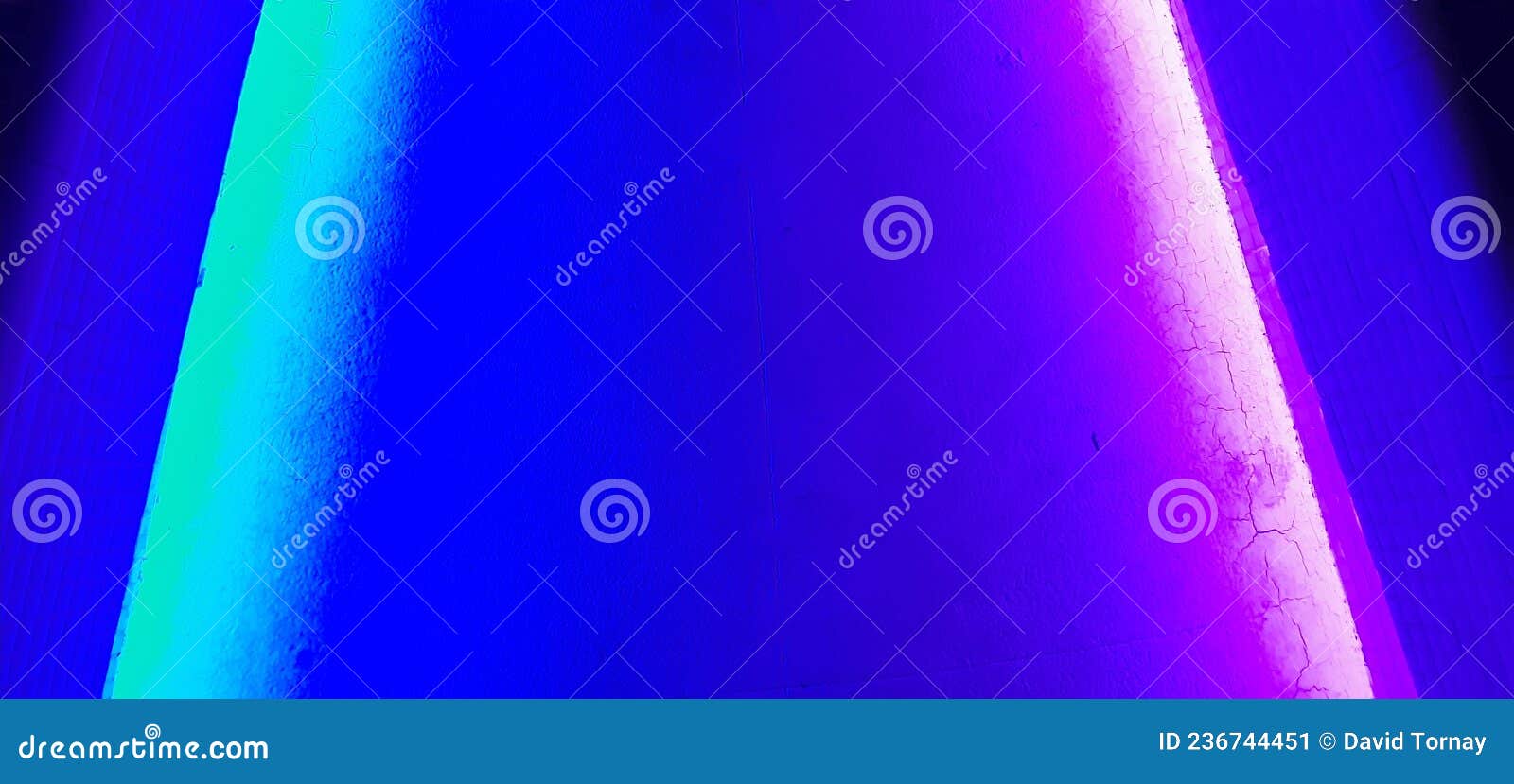 Lines on the Ground of Blue and Red Led Lights. Stock Image - Image of ...