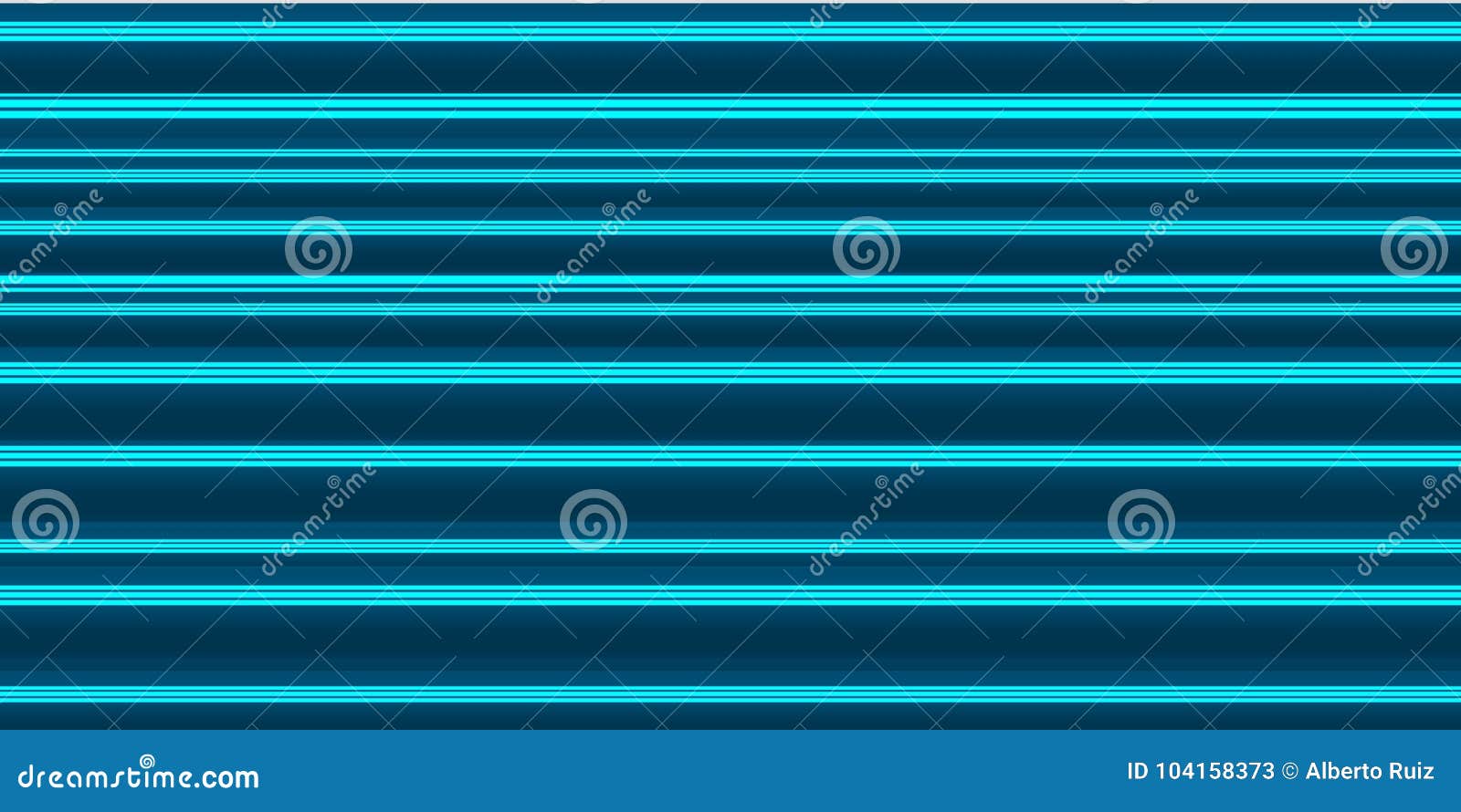 Blue Electric Lights in Parallel Stock Illustration - Illustration of ...