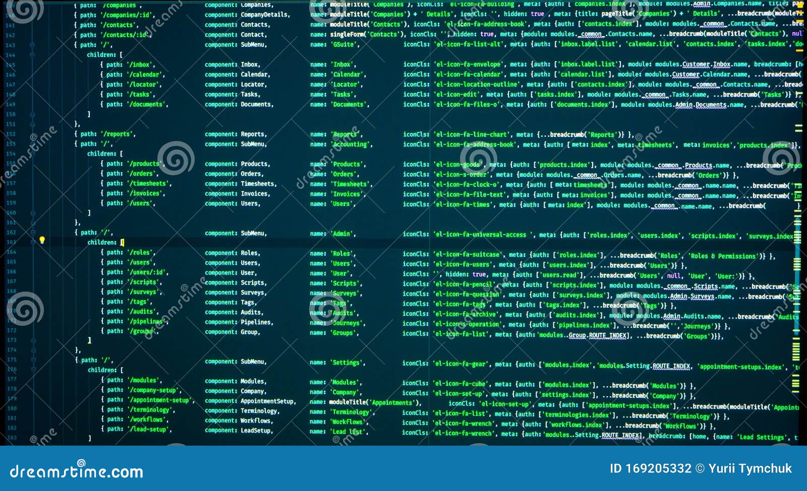 Lines Of Java Coding On Computer Screen Vue Routes Java Routes Vue Js Routes Source Code