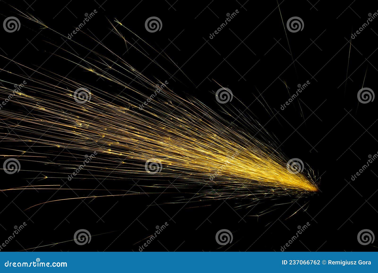 Lines of Light. Sparks in the Dark Stock Photo - Image of background ...