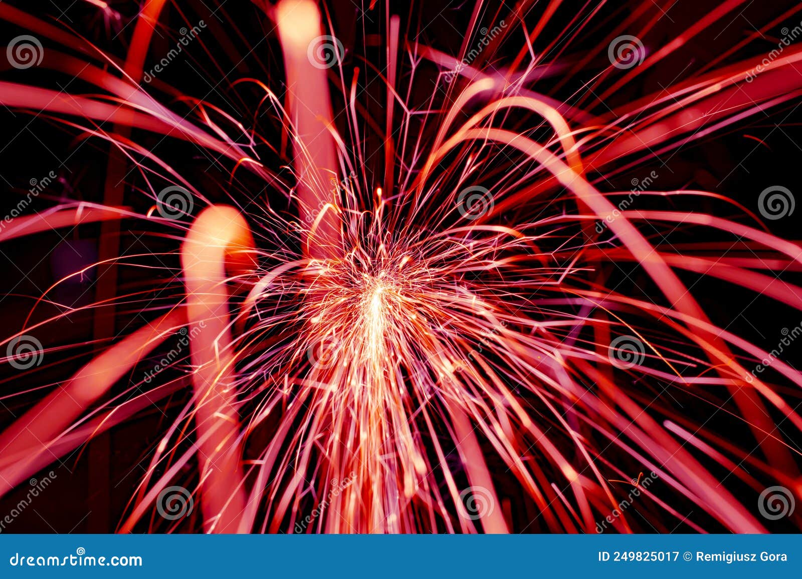 Lines of Light. Sparks in the Dark Stock Image - Image of blur, highway ...