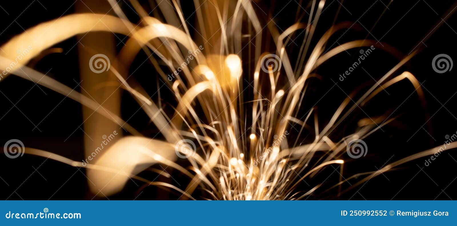 Lines of Light. Sparks in the Dark Stock Photo - Image of industrial ...