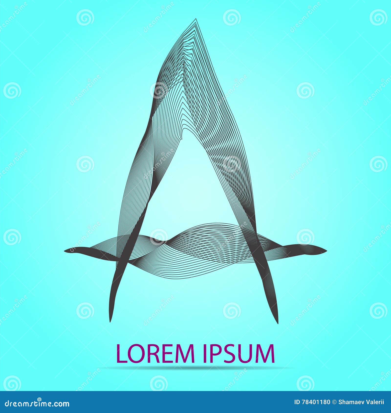 Lines Logo design stock vector. Illustration of emblem - 78401180