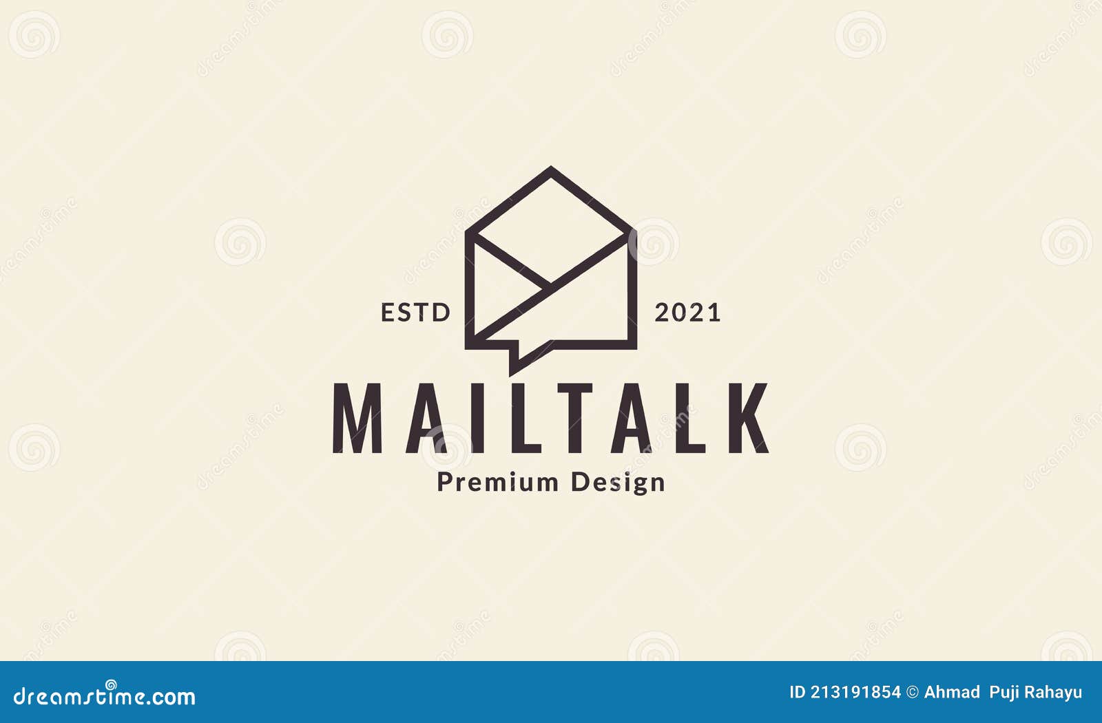 Lines Mail Open Chat Logo Symbol Vector Icon Illustration Design Stock ...