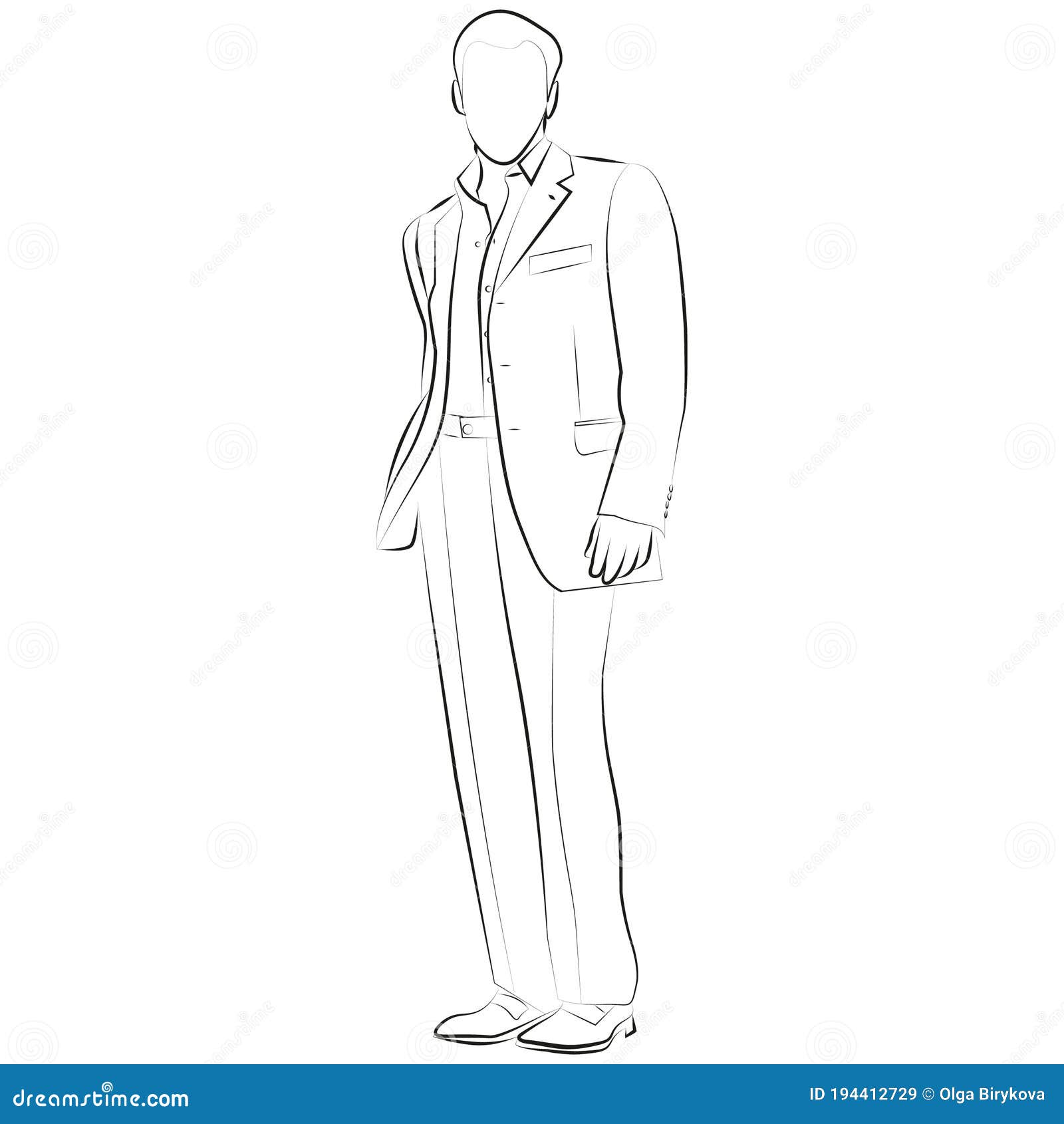 Lines man man stock illustration. Illustration of outline - 194412729
