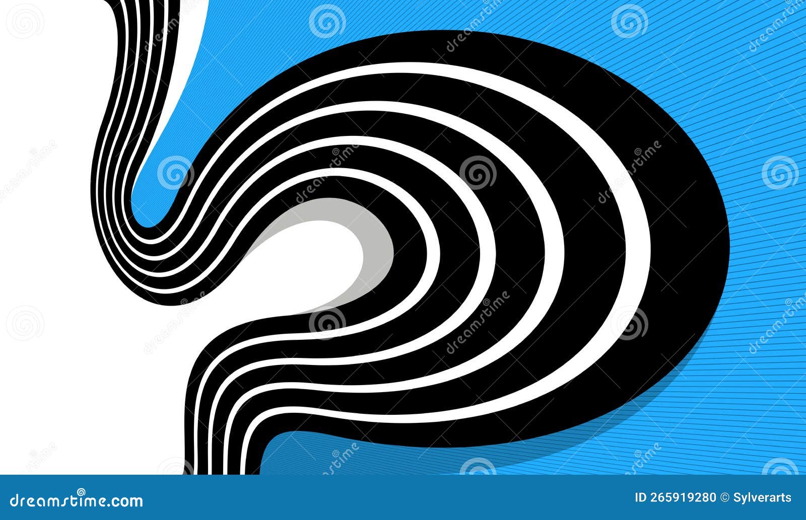 Lines in Motion Vector Abstract Background, 3D Perspective Creative ...