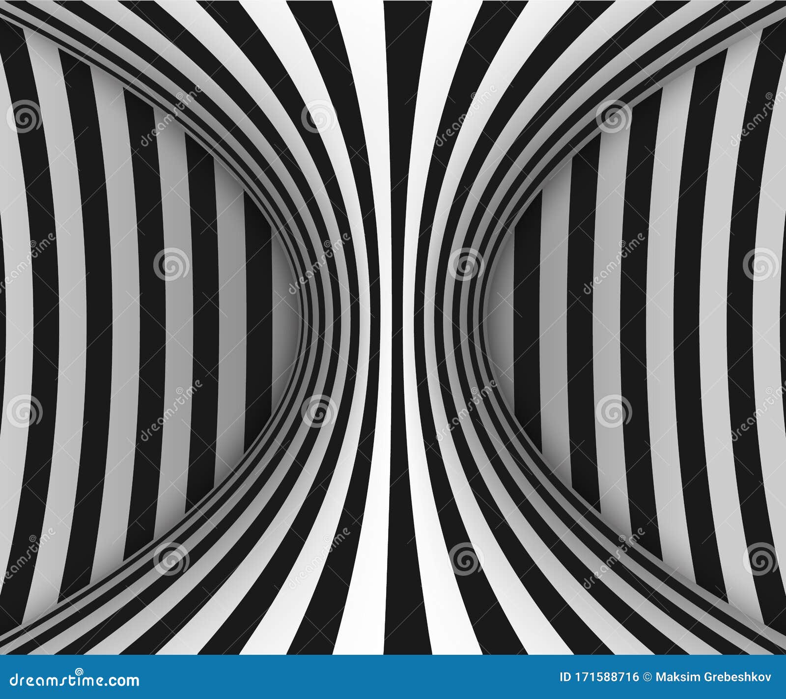 Lines optical illusion stock illustration. Illustration of cube - 171588716