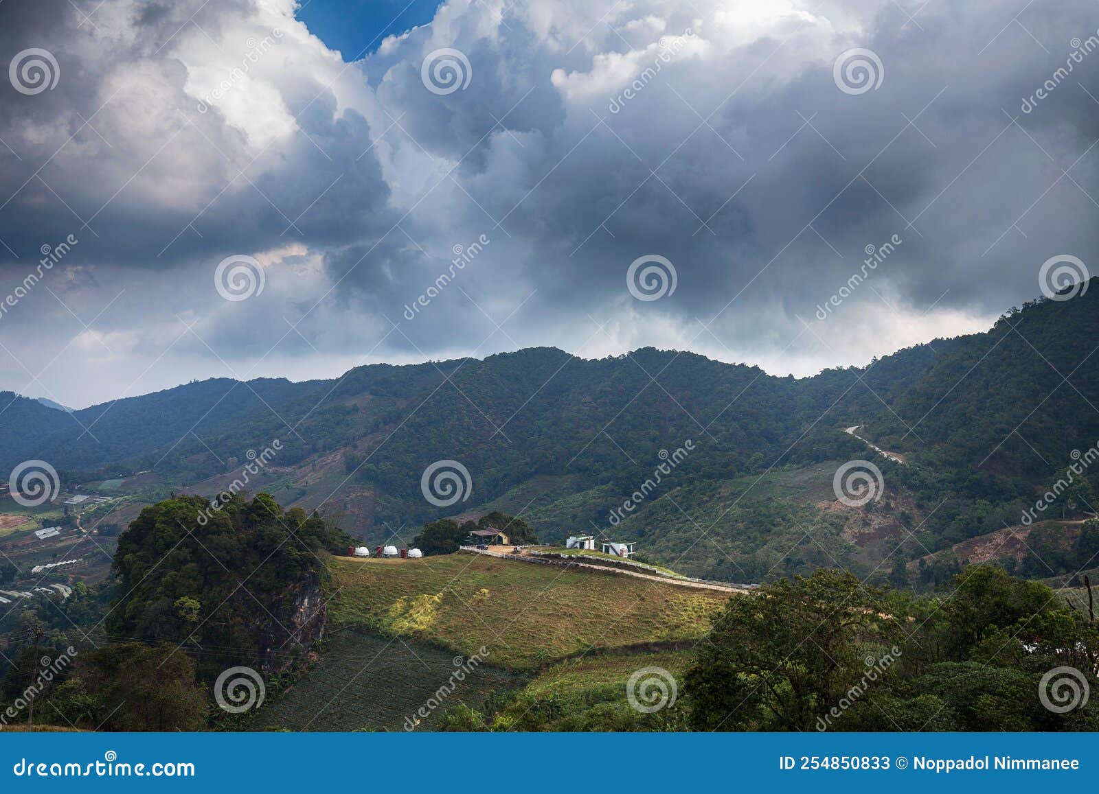 The Lines and Pattern Mountains of Rain Forest a Space Nature ...