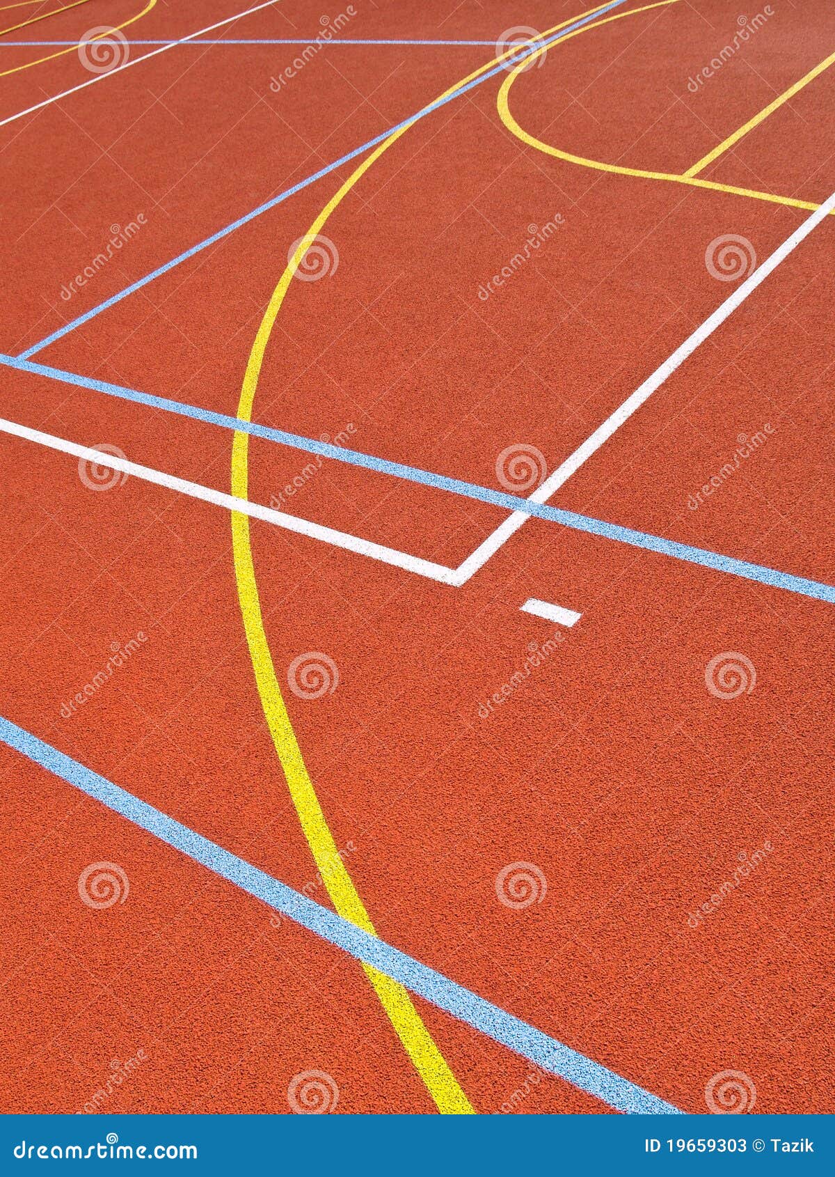Lines on the pitch stock image. Image of orange, substrate - 19659303